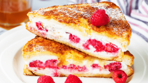 Raspberry Cream Cheese Stuffed French Toast - Feels Like Home™