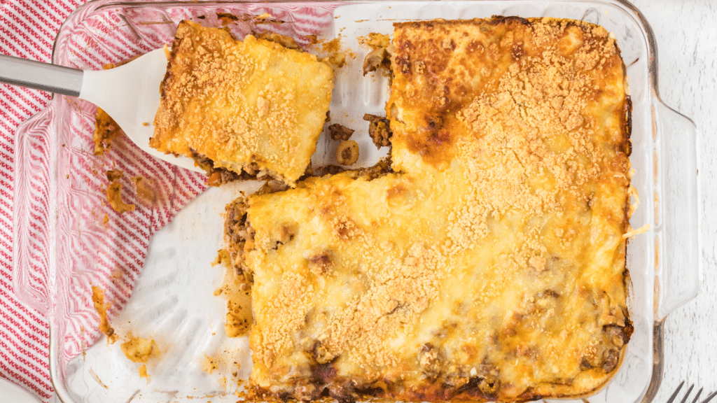 Upside Down Pizza Casserole - The Best Popover Pizza Recipe