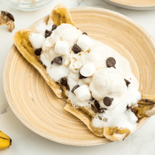 Microwave Campfire Banana Boats Sundaes - Feels Like Home™