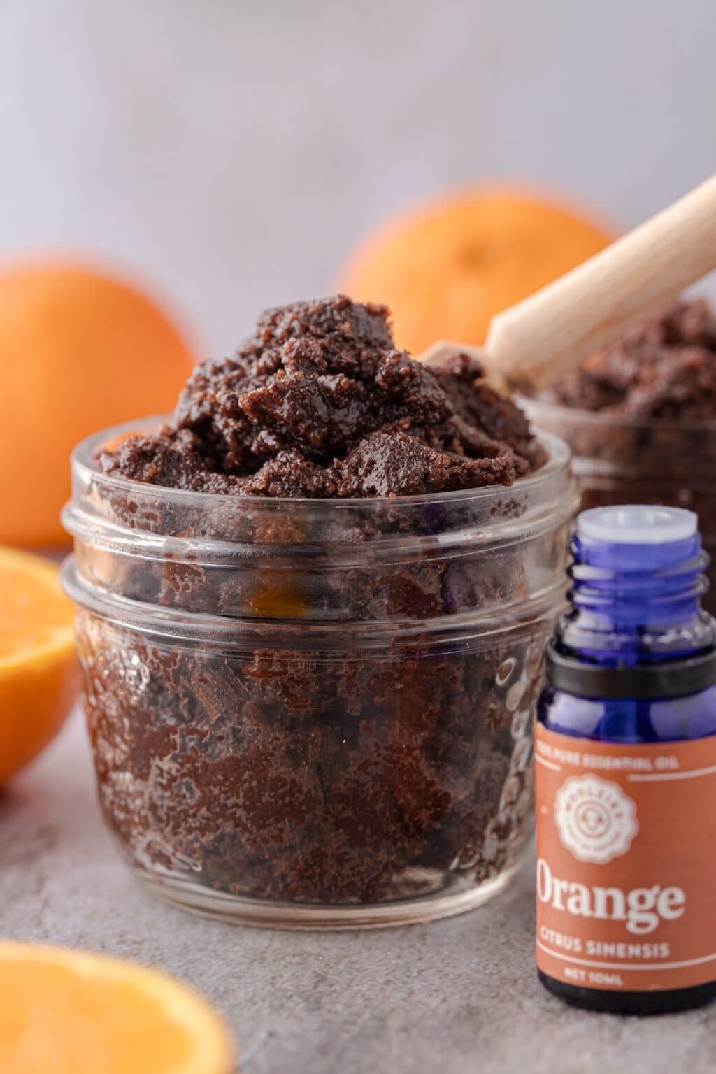 DIY Chocolate Orange Sugar Scrub for Hands, Lips, & Body