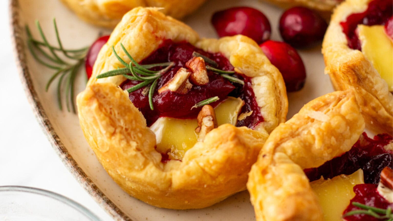 Cranberry Brie Appetizer Bites with Puff Pastry - Feels Like Home™