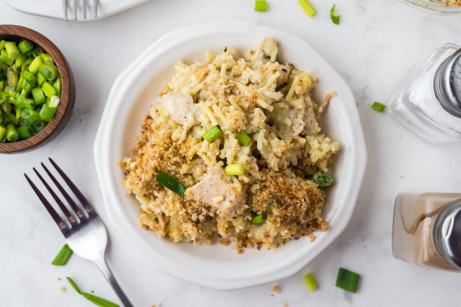 Creamy Baked Chicken and Rice Casserole - Feels Like Home™