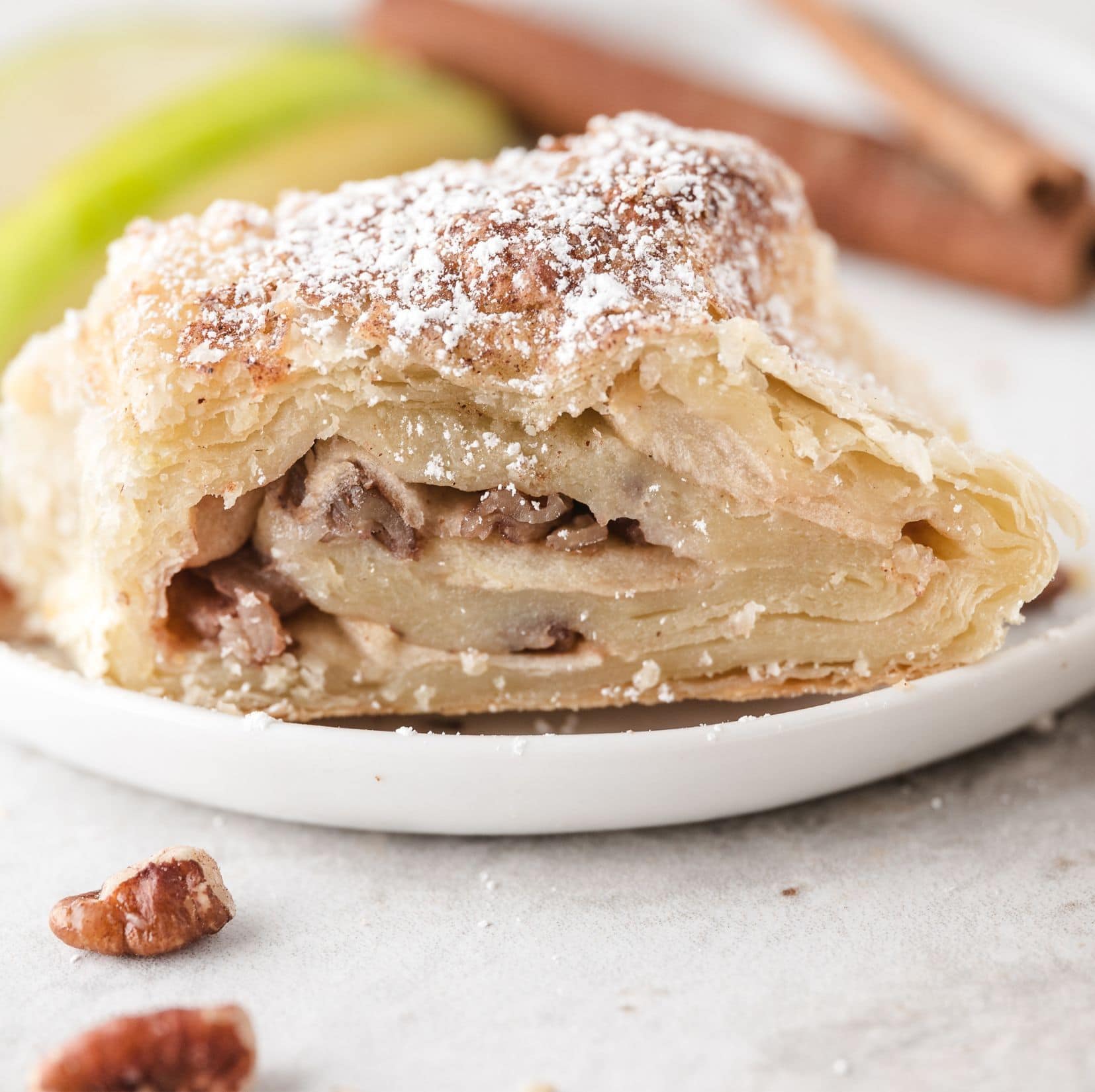 Apple Strudel with Puff Pastry - Feels Like Home™