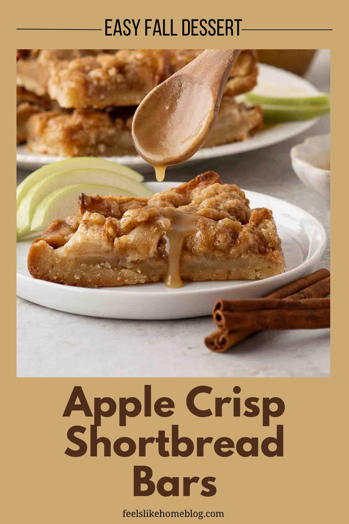 Apple Crisp Shortbread Bars - Feels Like Home™