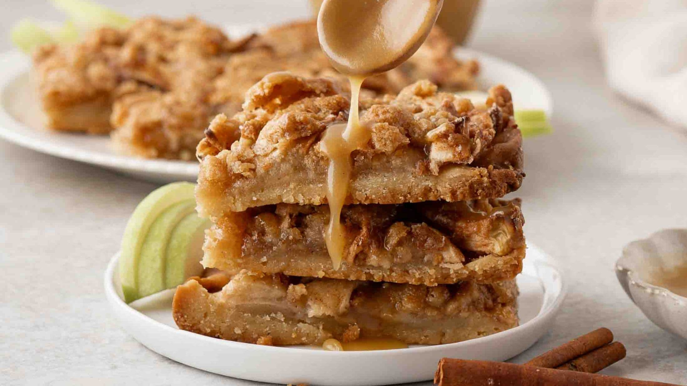 Apple Crisp Shortbread Bars - Feels Like Home™