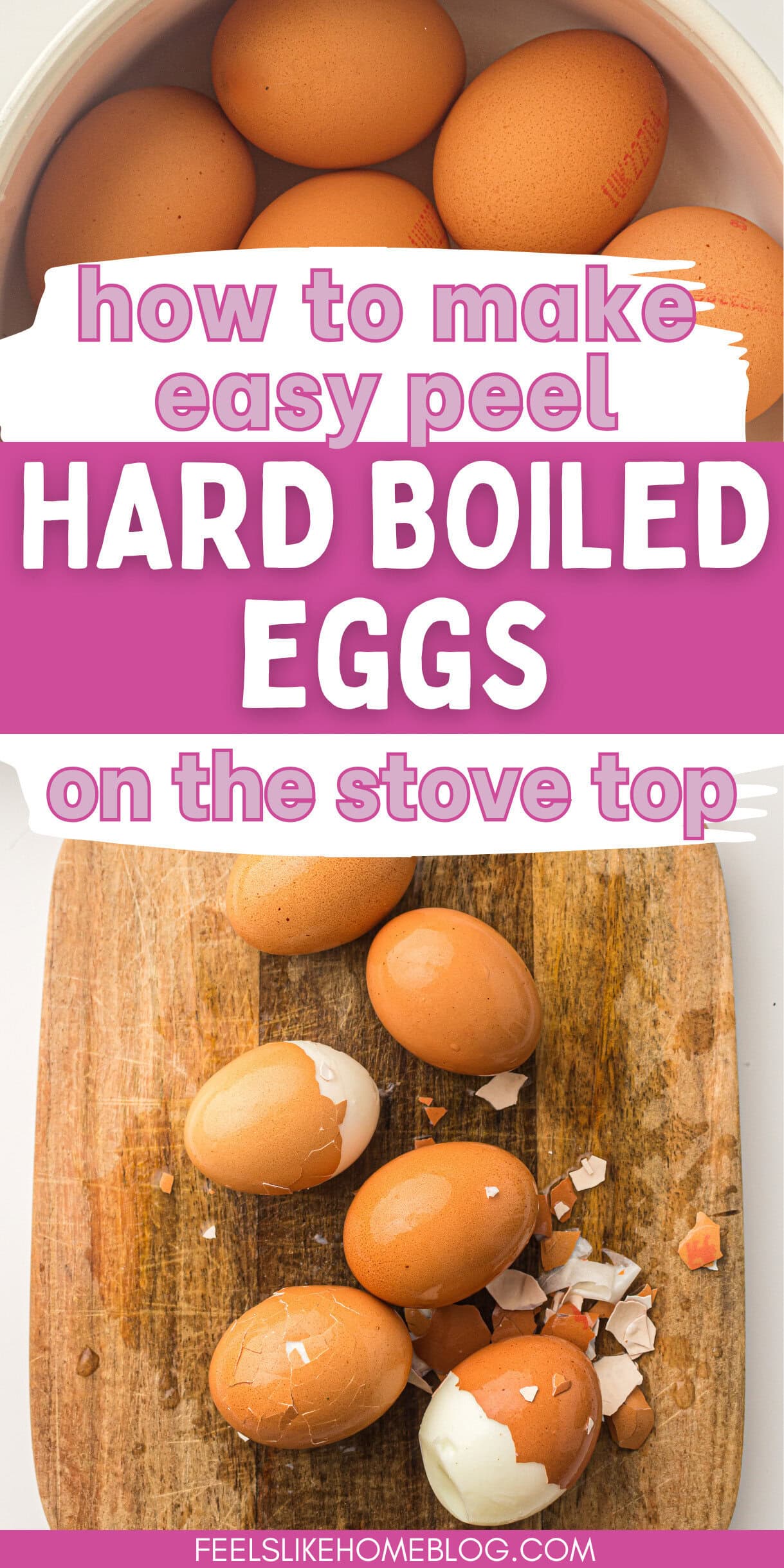 How to Make Perfect Hard Boiled Eggs on the Stove Top - Feels Like Home™