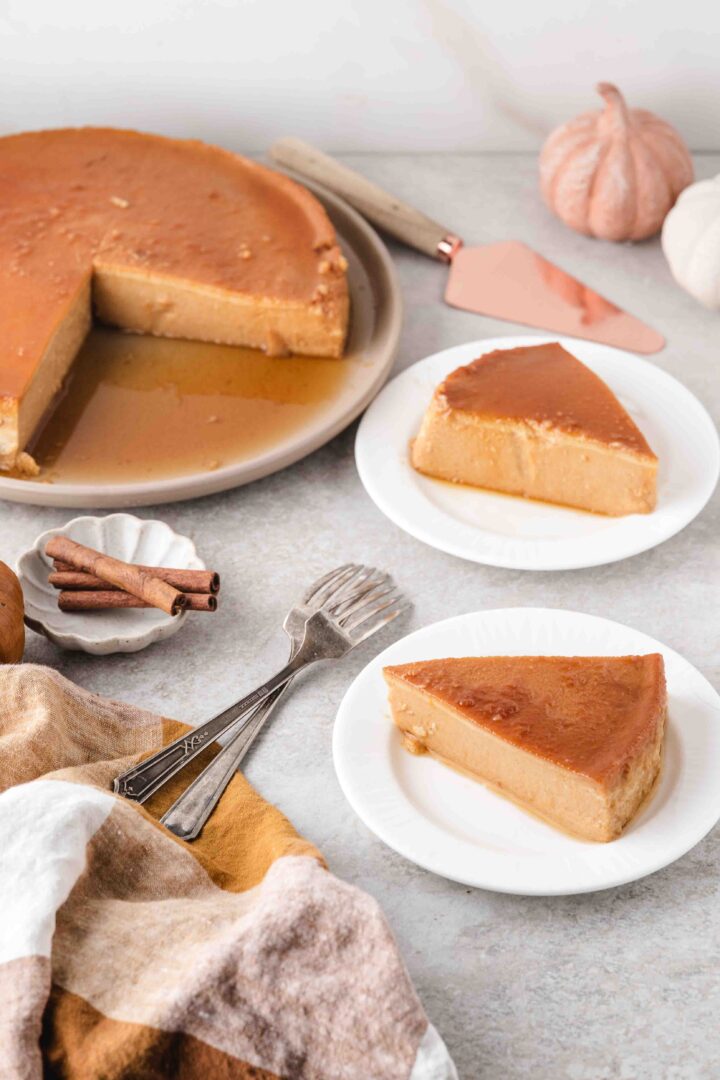 Pumpkin flan dessert that tastes just like fall Pumpkin Flan