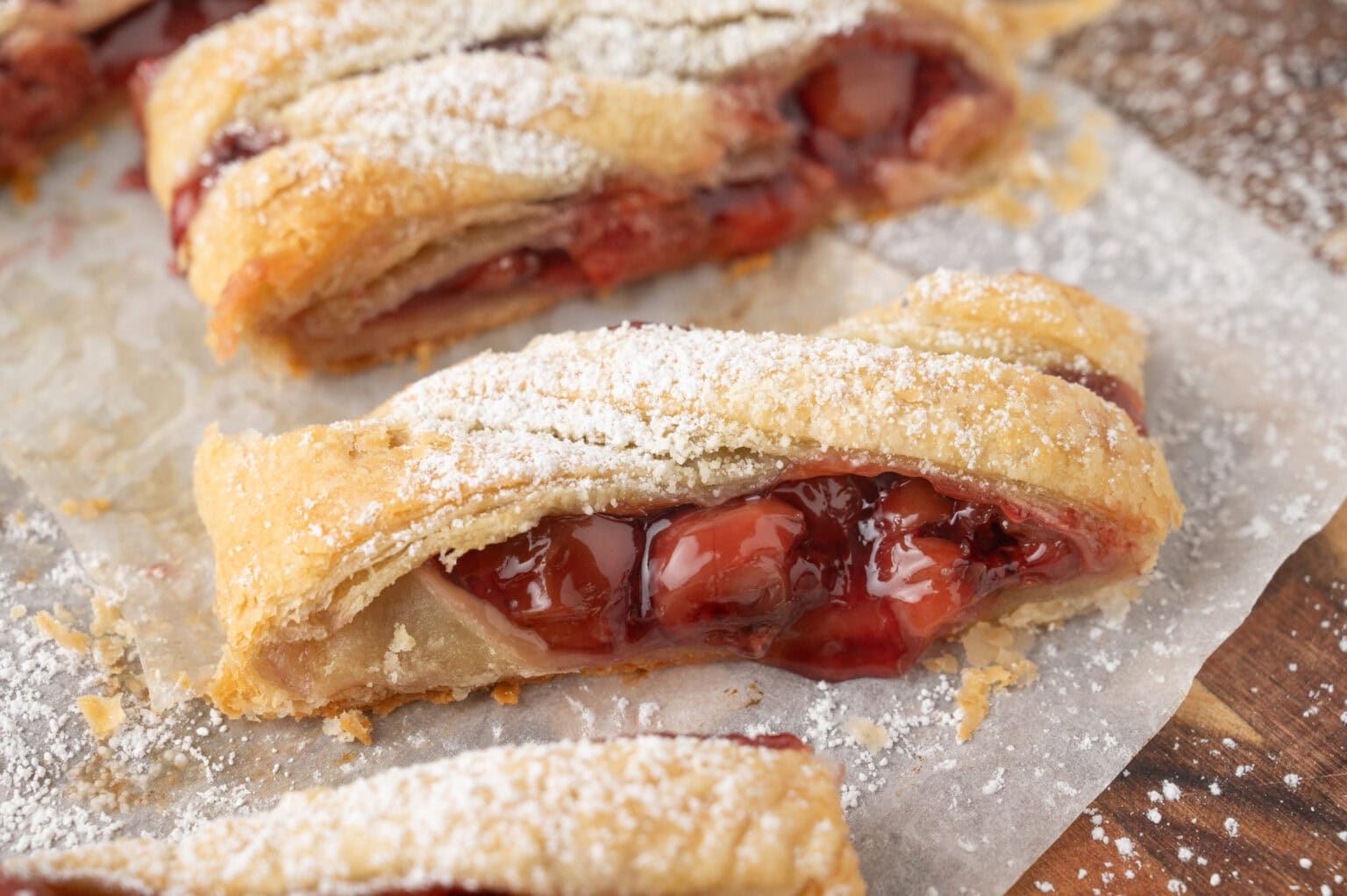 Puff Pastry Cherry Strudel - Feels Like Home™