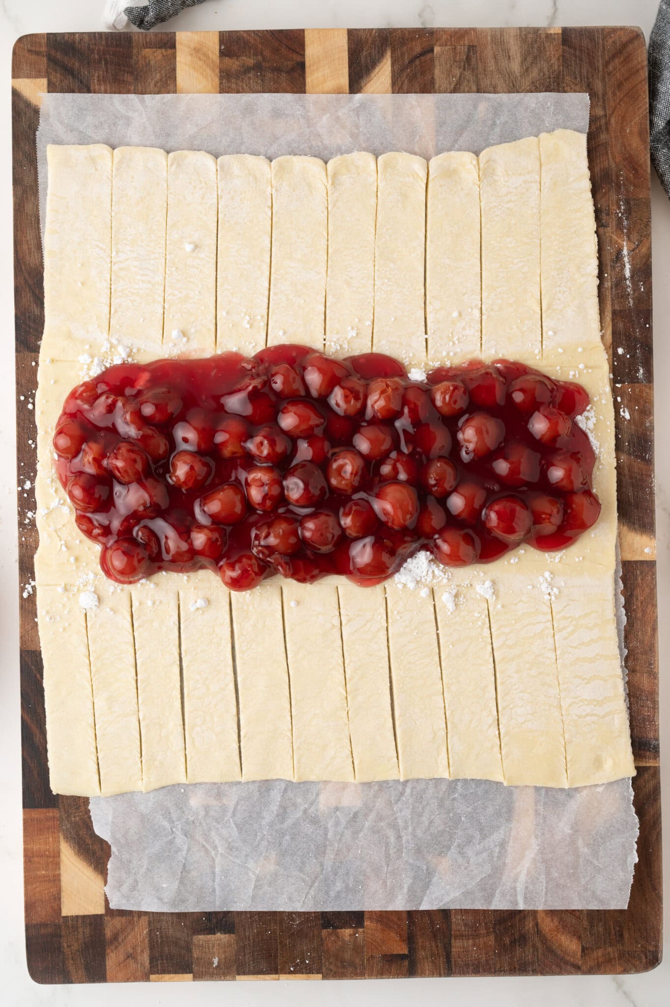 Puff Pastry Cherry Strudel - Feels Like Home™